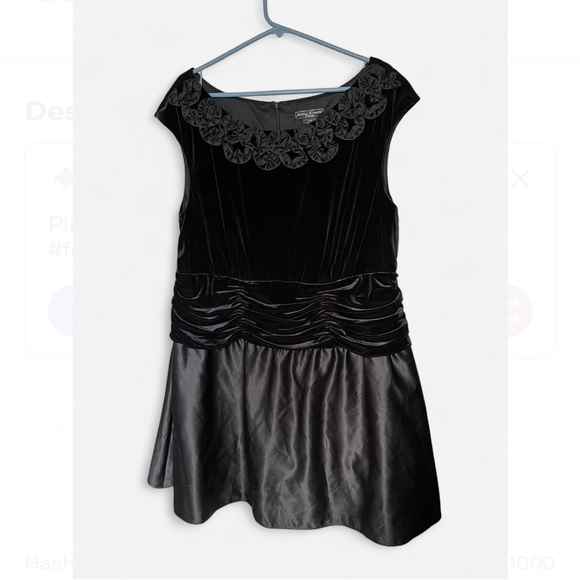 Jessica Howard | Dresses | Jessica Howard Black Velvel Evening Dress ...